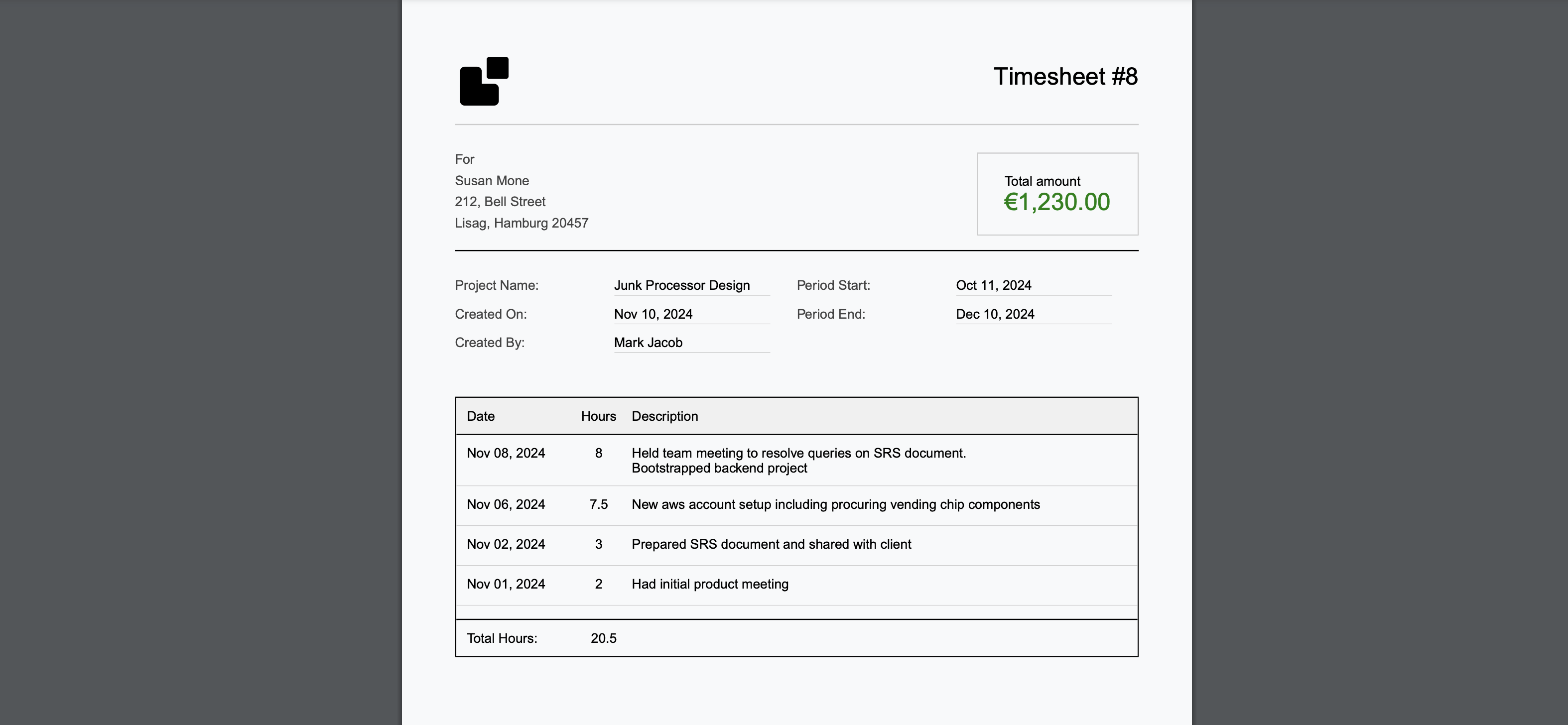 How to Create Professional Client Billing Timesheets - Complete Guide ...